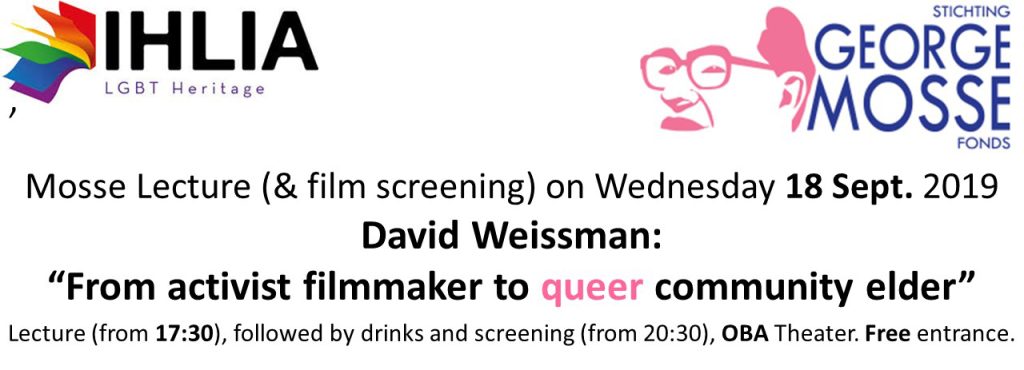 2019: David Weissman, “From Activist Filmmaker to Queer Community ...