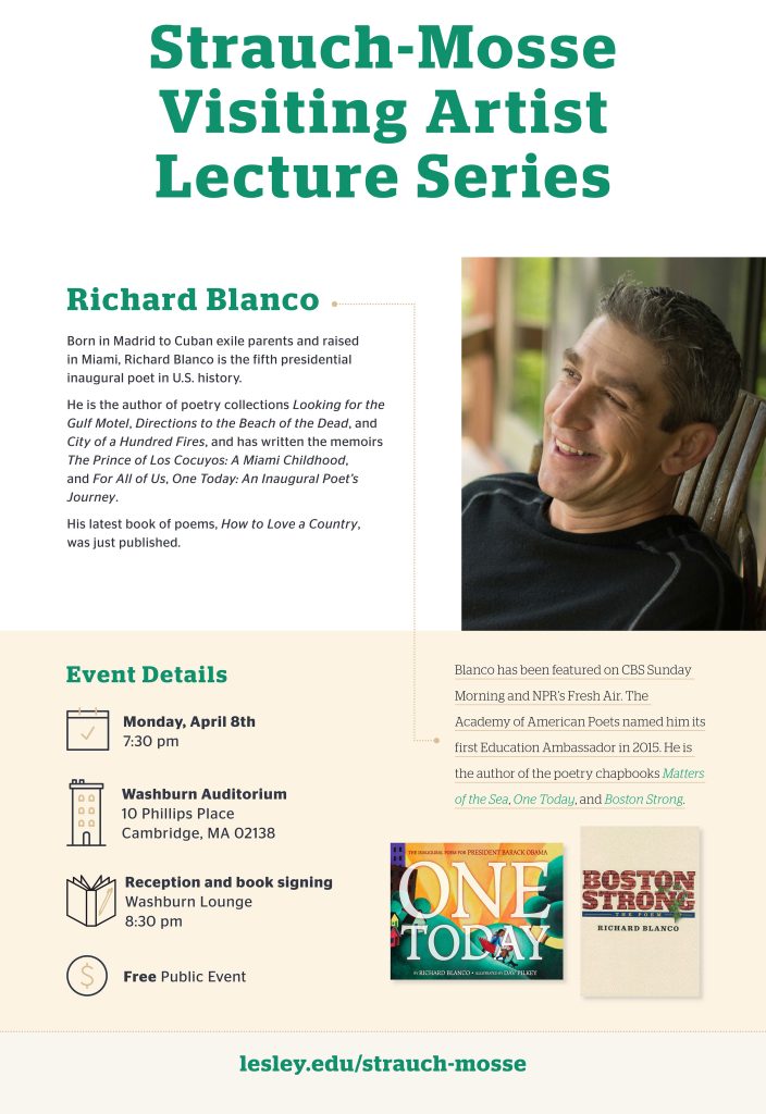 2019: Richard Blanco, “Poems to Change the World” – Mosse Lectures – UW ...